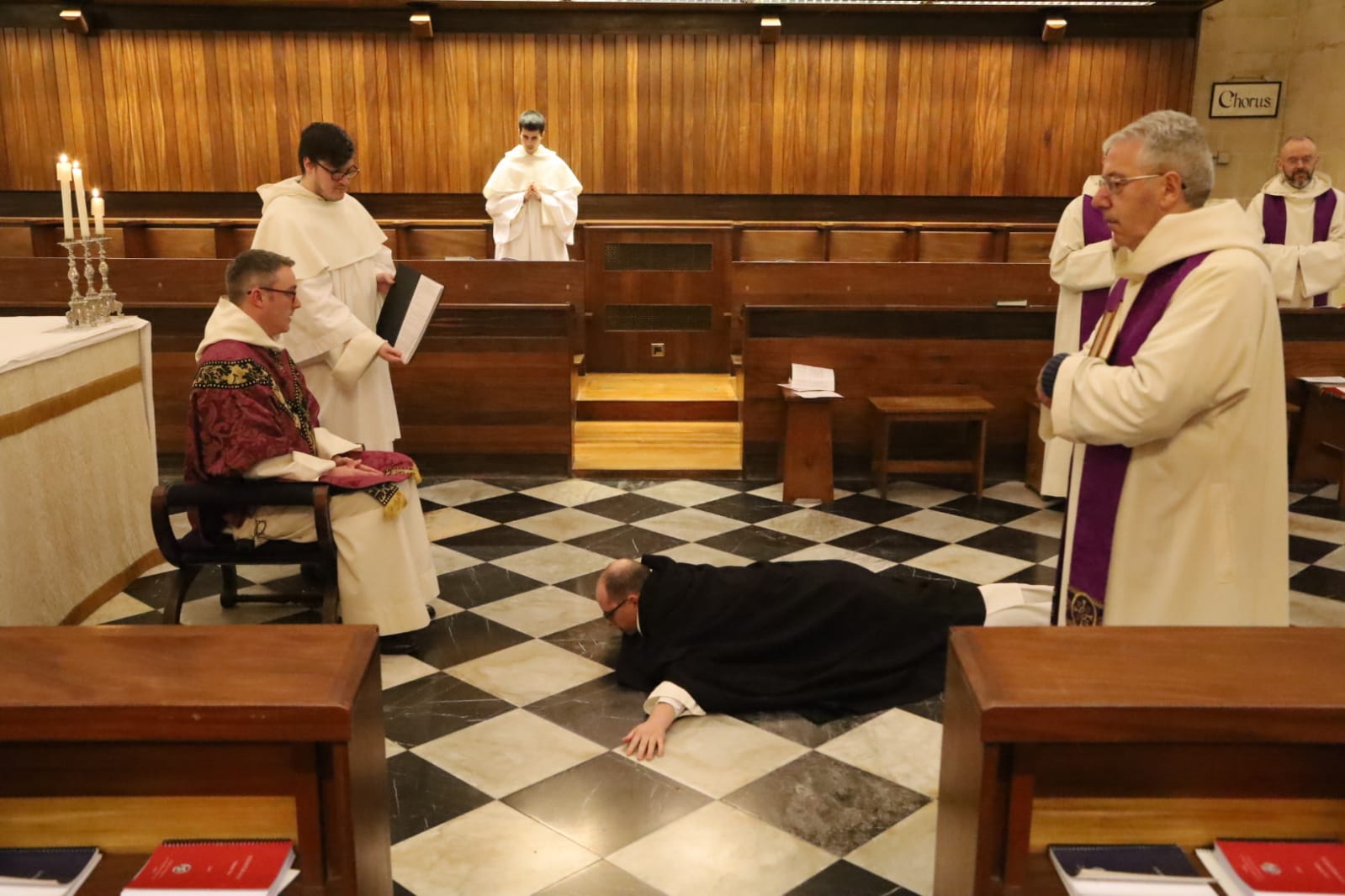 Profession of Br Gabriel Theis, OP - Blackfriars Hall
