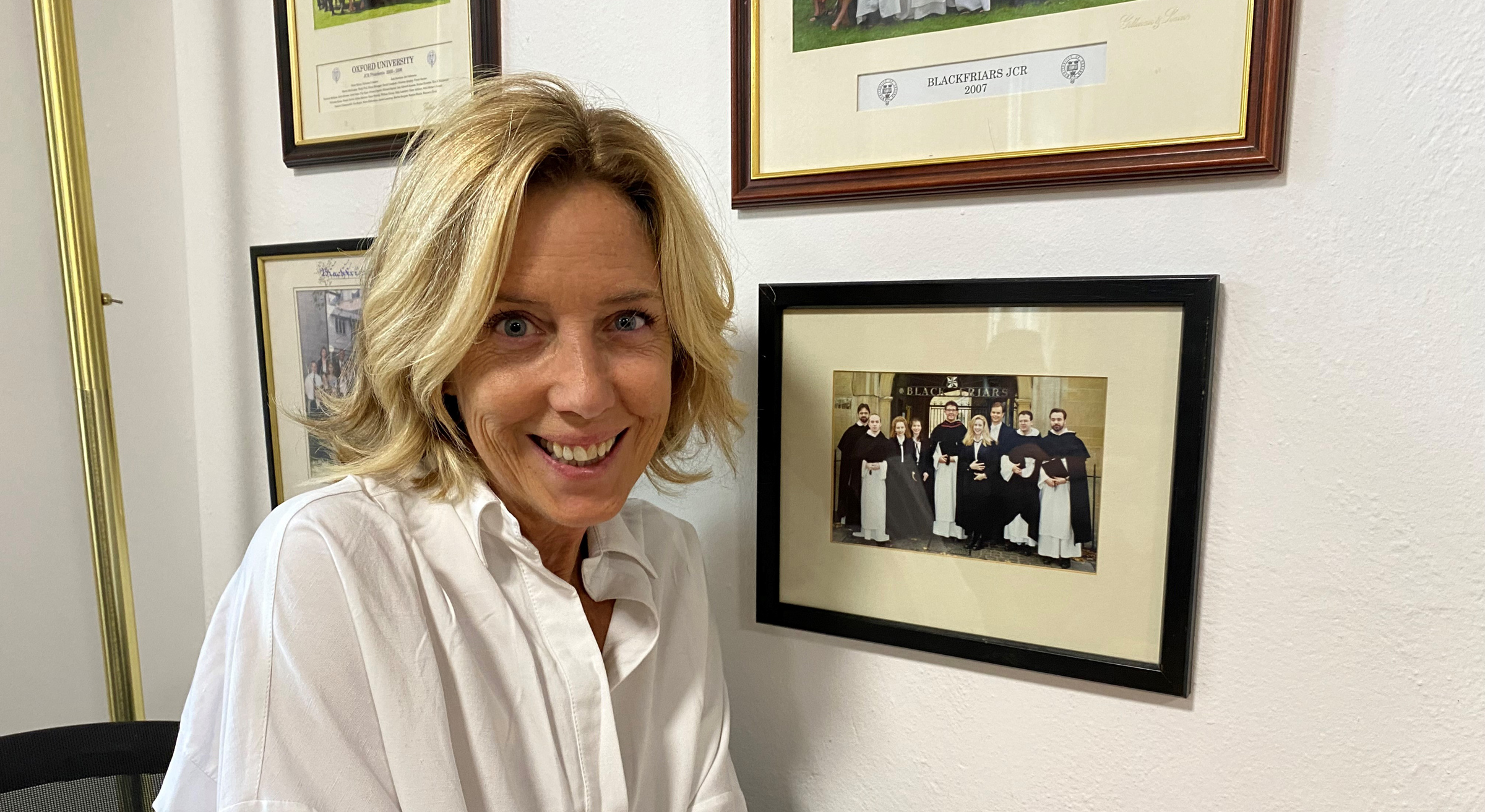 First-intake Alumna returns to Blackfriars Hall - Blackfriars Hall